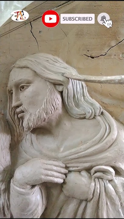 Relief Sculpture | Days-4 | Clay art process & easy technique | Clay ...