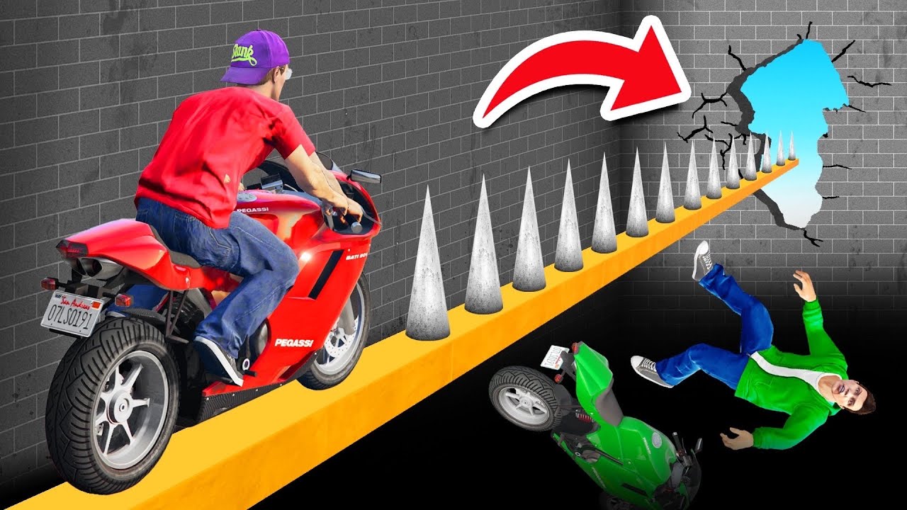 Complete The IMPOSSIBLE OBSTACLE To ESCAPE! (GTA 5) - YouTube