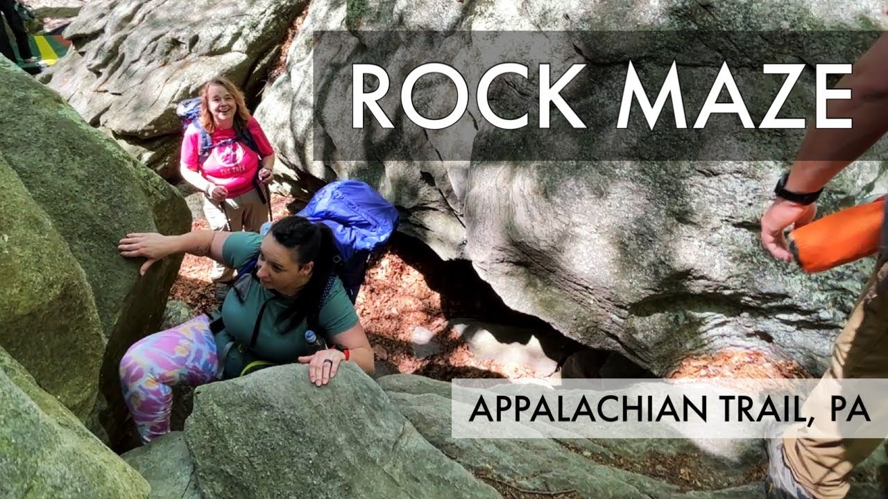 Pennsylvania Rock Maze – Section Hike – Appalachian Trail PA - YouTube