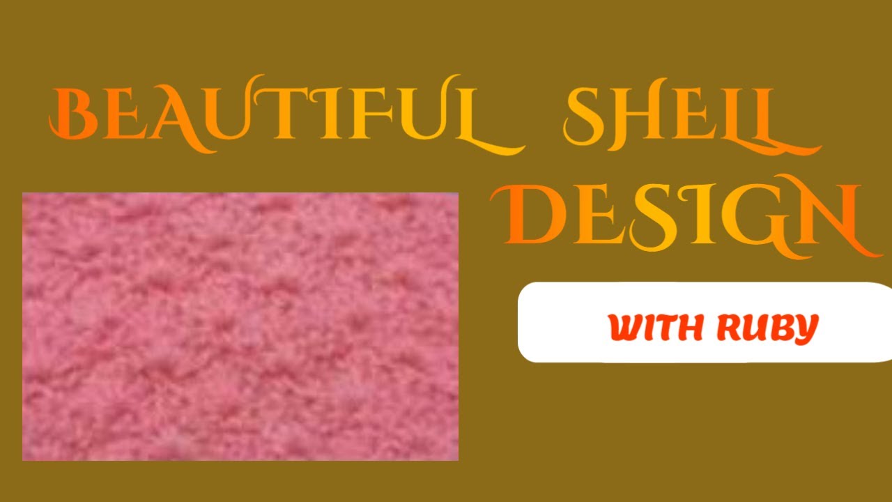 How to Make Easy & Beautiful Shell Design - YouTube