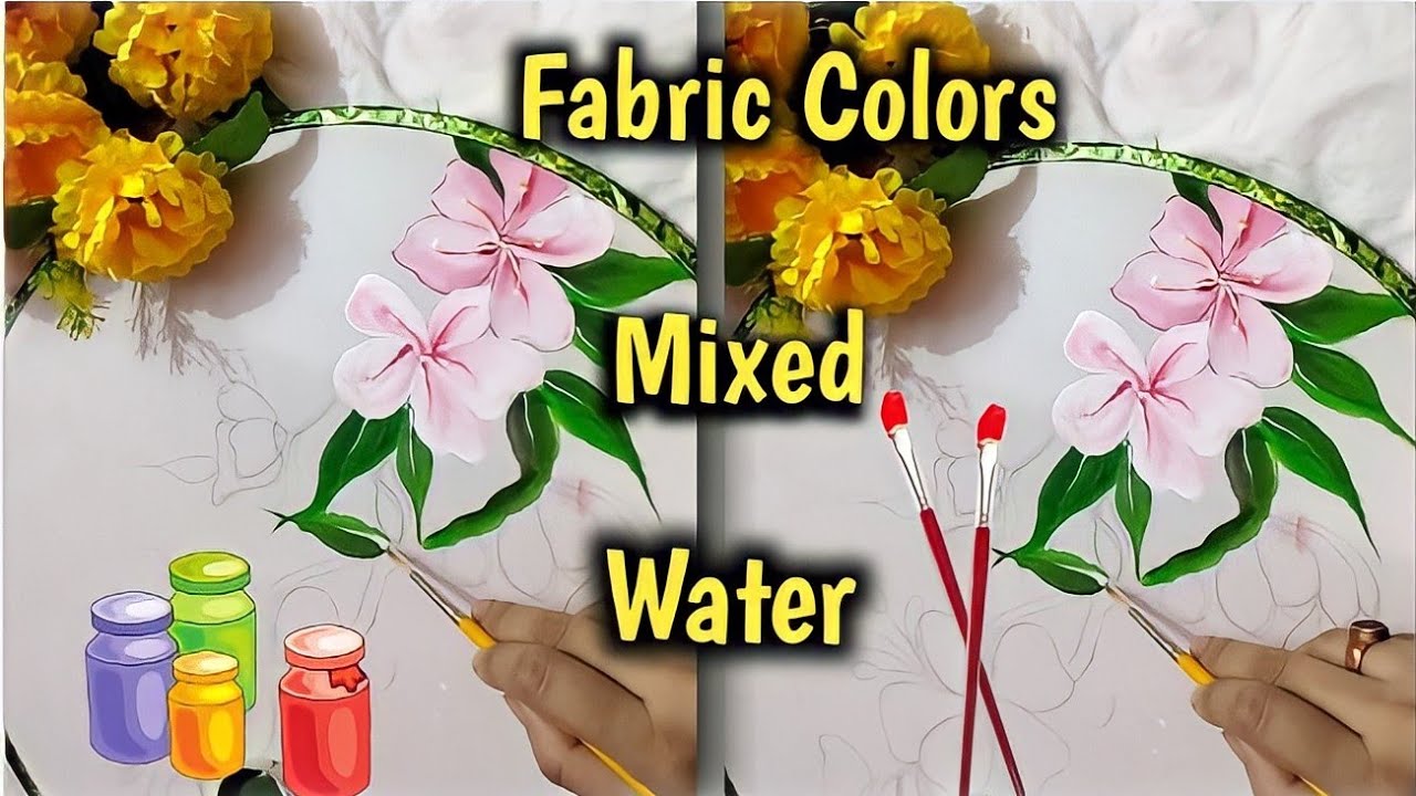 Tutorial basic painting fabric design. Simple and easy design ...