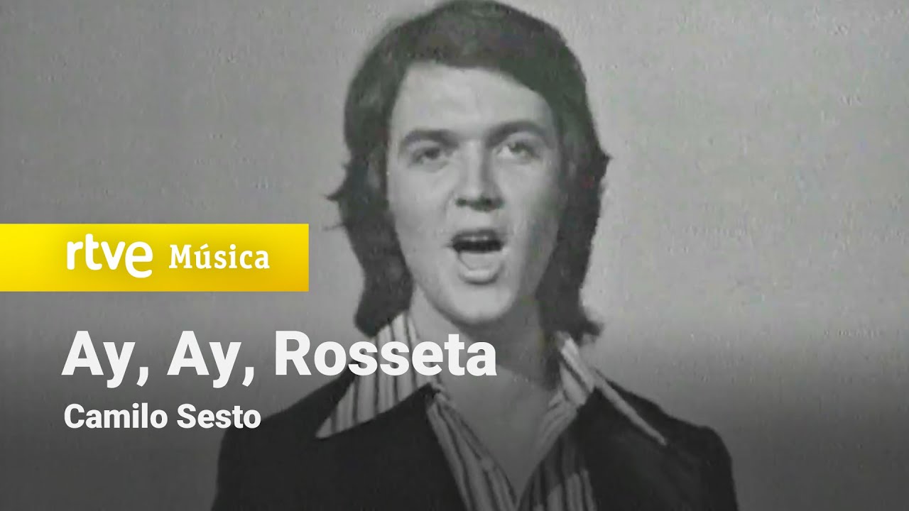 Camilo Sesto - "Ay, Ay, Rosseta" (Estudio abierto) - YouTube