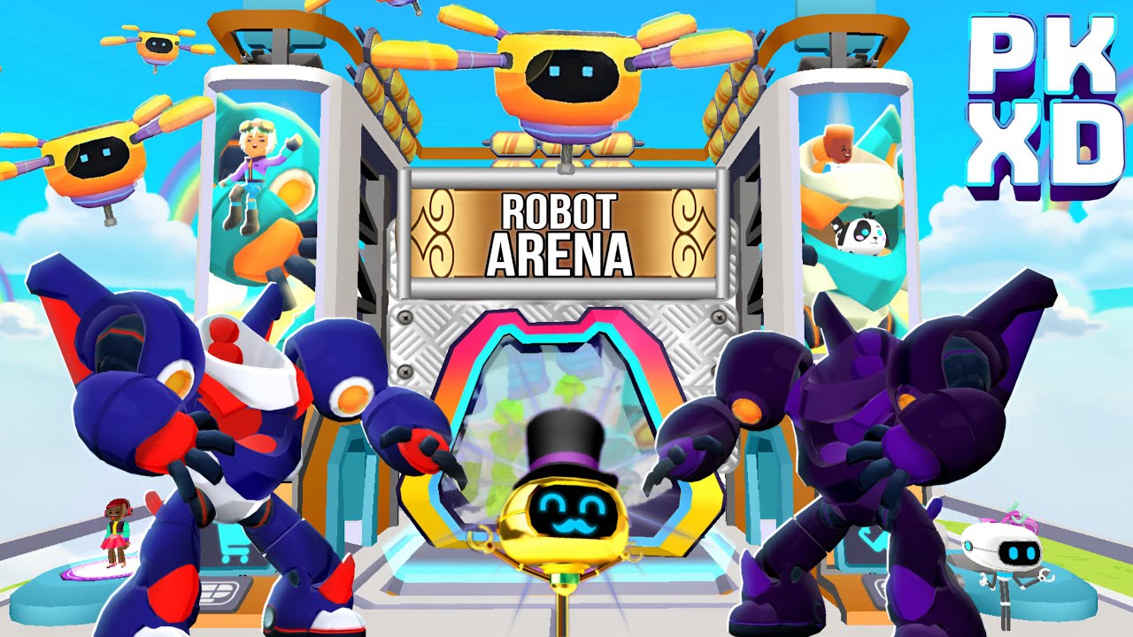 COMO VAI SER O NOVO MINIGAME ROBOT ARENA? #PKXD #petertoys #pkxdupdate ...