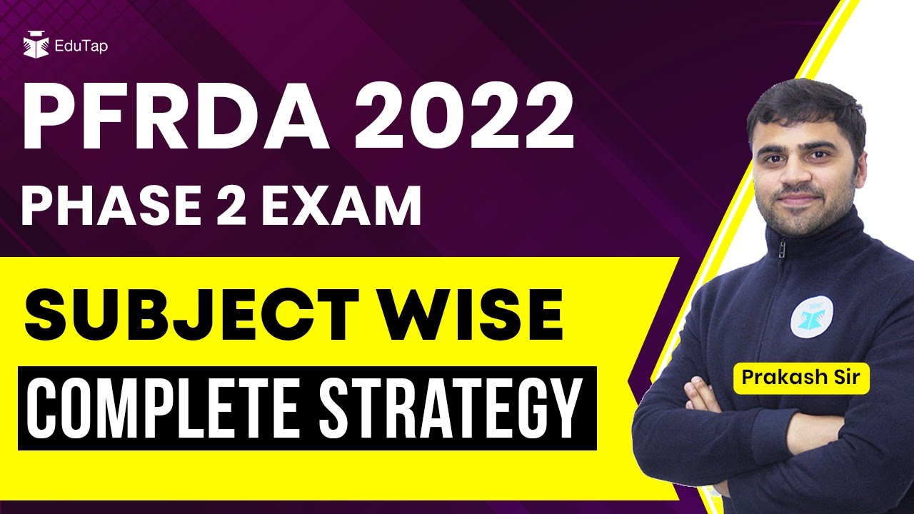 PFRDA Grade A Phase 2 Preparation Strategy | PFRDA Grade A Syllabus ...