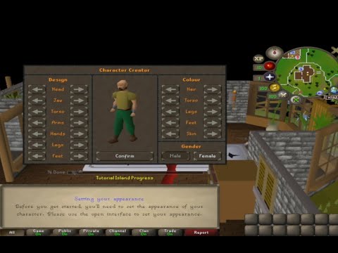 A RuneScape tutorial island experience - YouTube