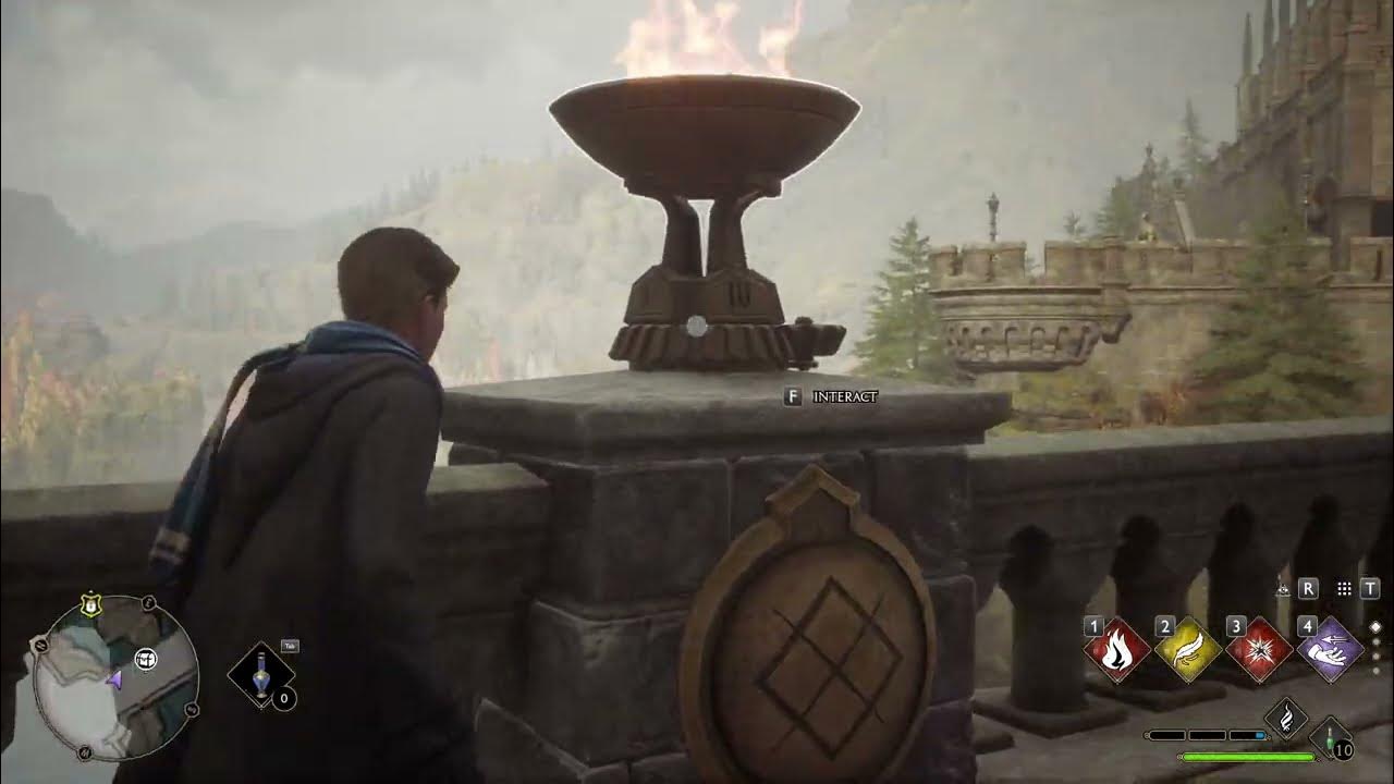 How to Solve the Bridge Puzzle in Hogwarts Legacy | Hogwarts Secret 1 - YouTube