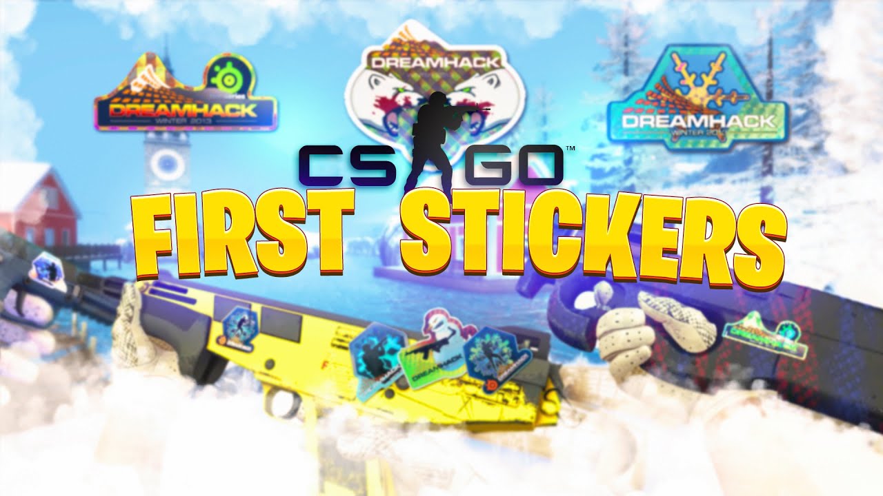 CSGO - The First Stickers Ever | DreamHack Winter 2013 Souvenirs - YouTube