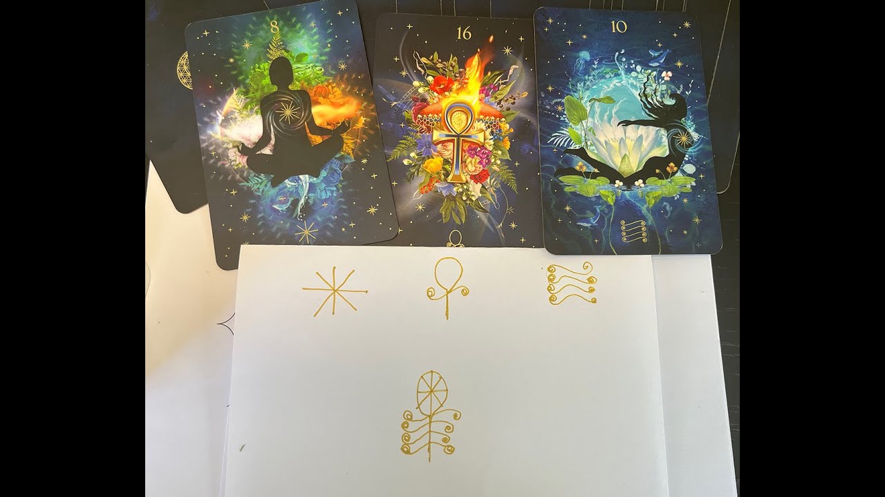 Full Moon in Pisces drawing cards and creating a sigil with the Runes ...
