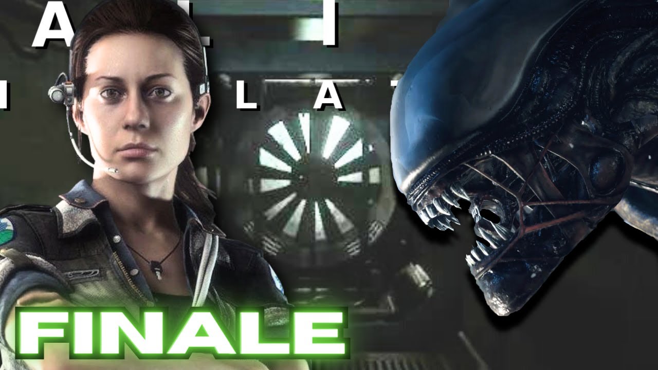 The Finale Showdown With The Alien | Horror | Alien Isolation - YouTube