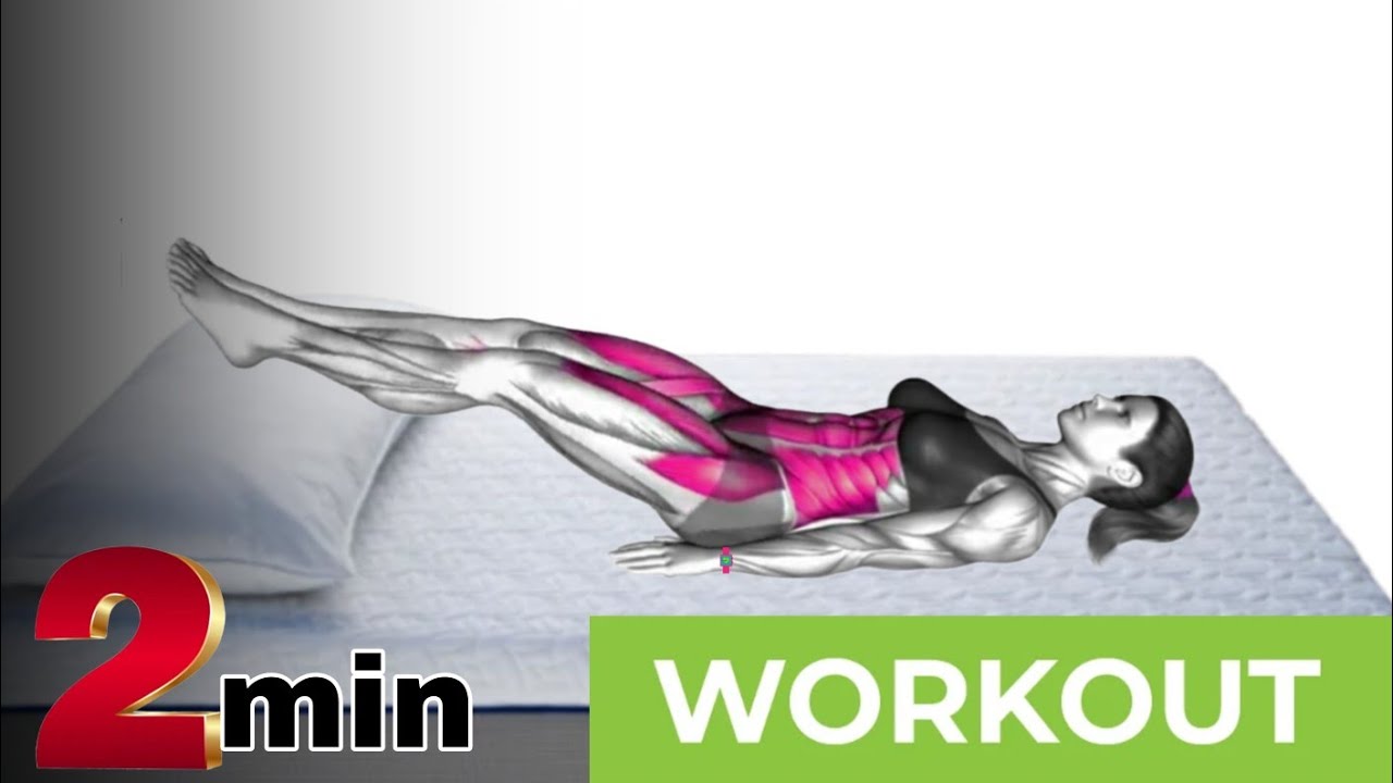 5mn bed workout| Belly Fat burning Workout |six pack abs exercise - YouTube