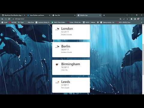 My Django Project (Weather App) - YouTube