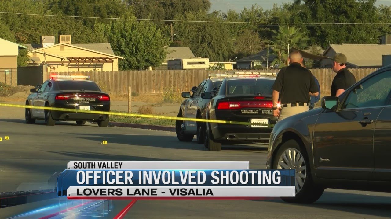 Visalia Police Get Into Shootout with Armed Robber - YouTube