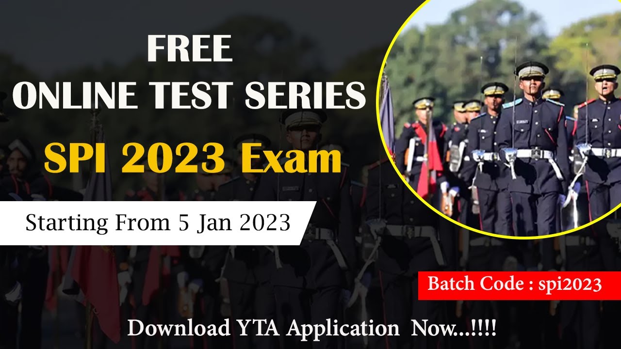 Spi Free Online Test Series 2023 तयारी करा Spi औरंगाबाद परिक्षेची Youtube
