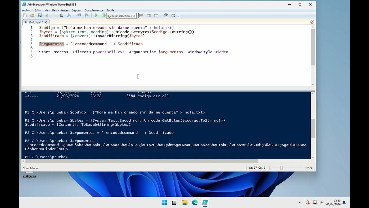 ¿Cómo ejecutar un script de PowerShell sin mostrar una ventana? - YouTube