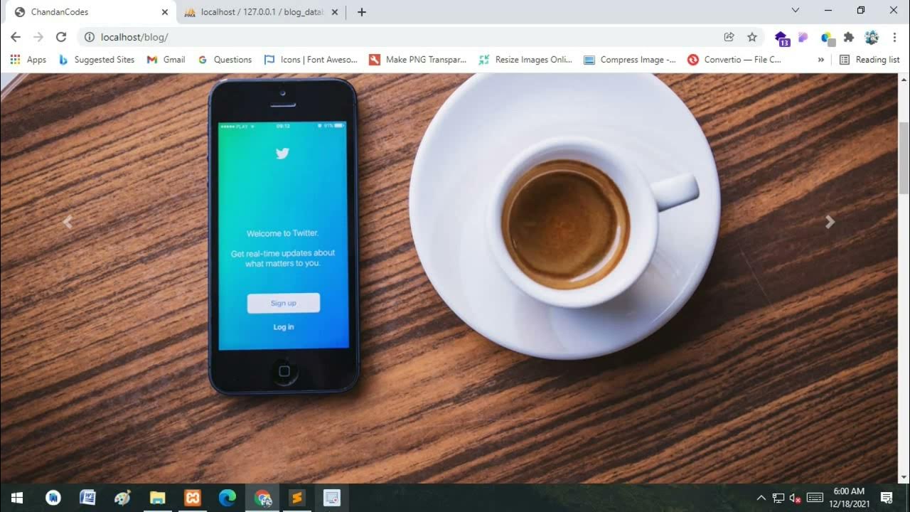 Create Blogger Website using PHP and MySQL Database in Hindi | Learn Web Development for ...