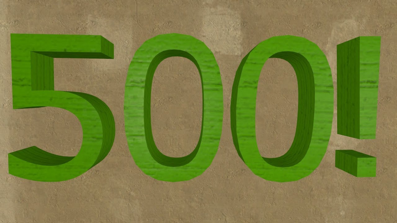 500 subscriber celebration! - YouTube