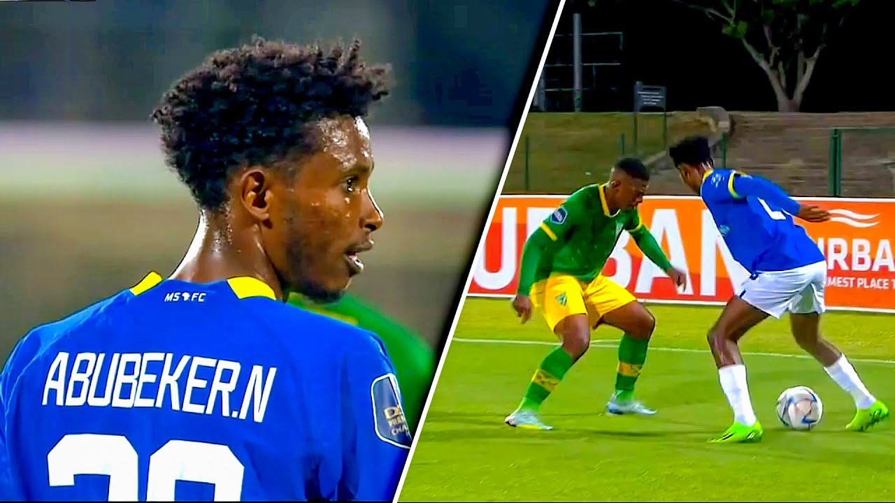 Abubeker Nasir FIRST START For Champions Mamelodi Sundowns - YouTube