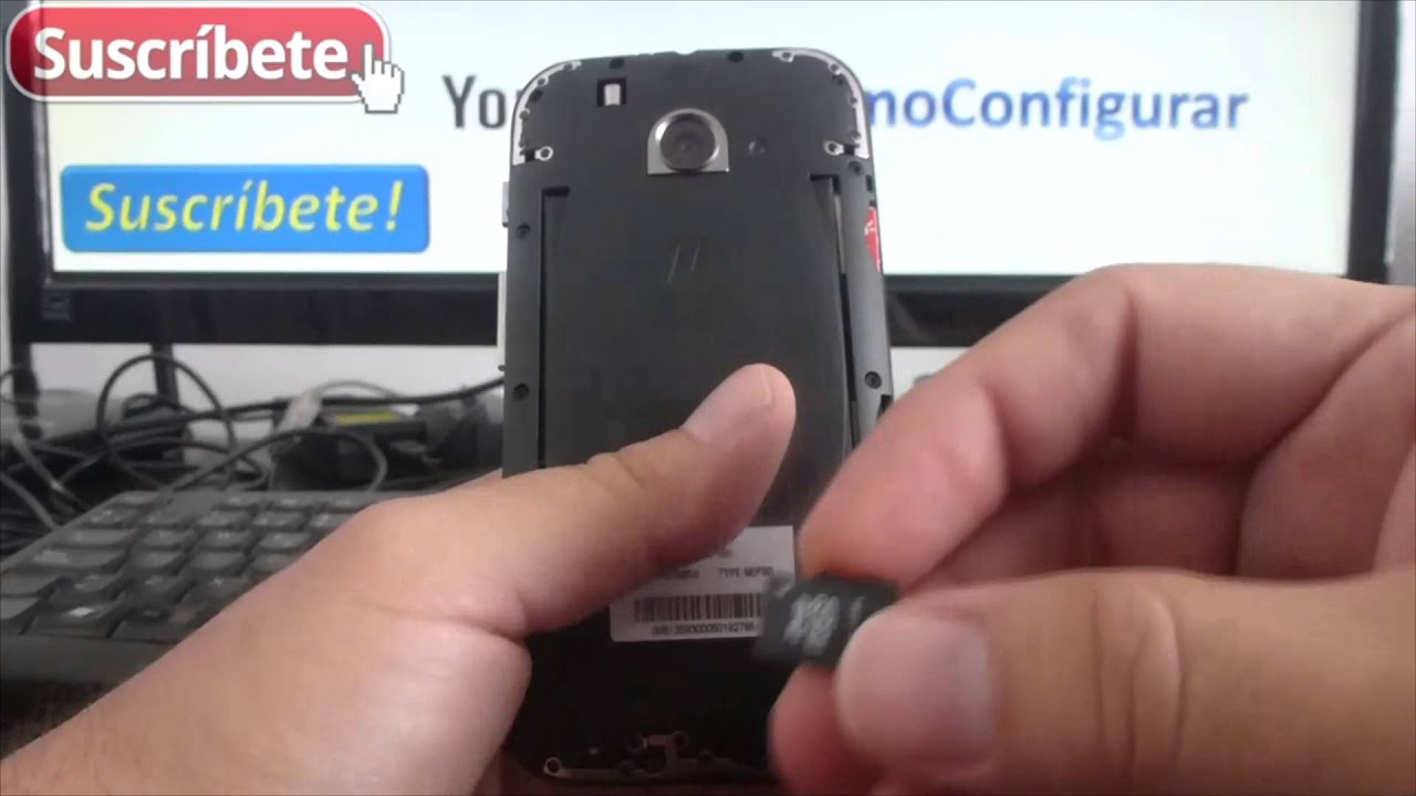Motorola Moto E como poner micro sd - YouTube