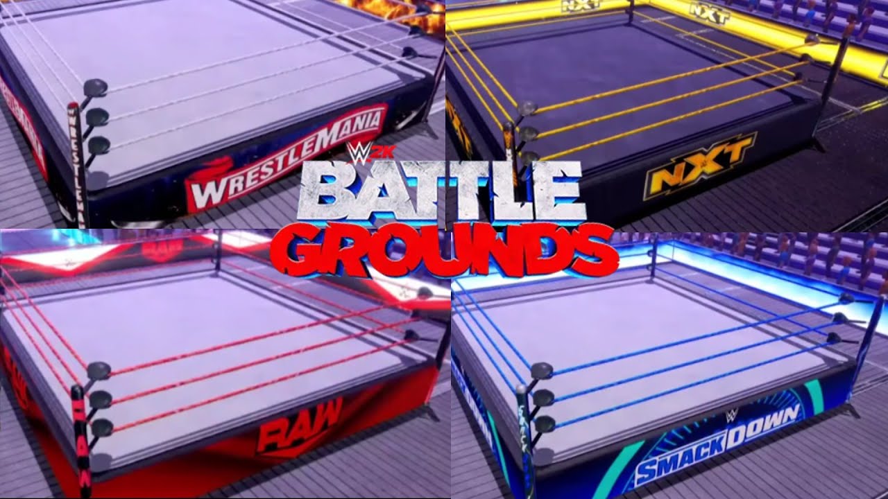 ARENA FOOTAGE OF (WWE 2K BATTLEGROUNDS!) - YouTube