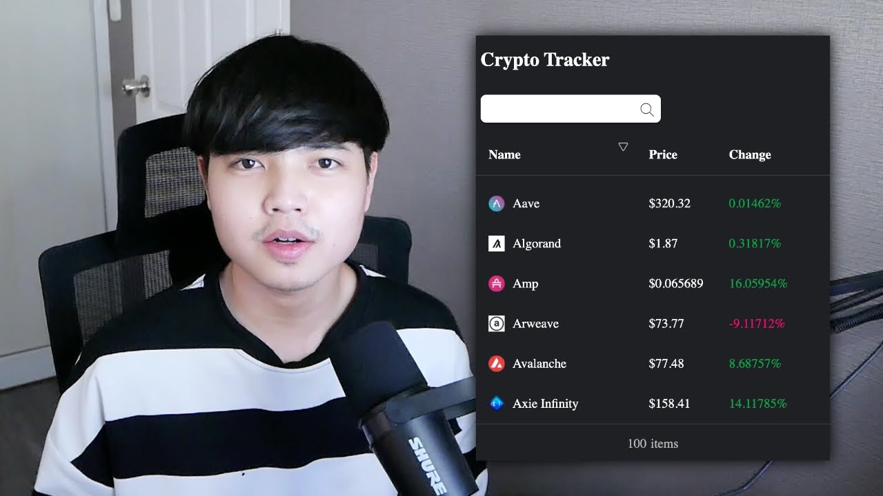 เรียนรู้การสร้าง Crypto Tracker ด้วย ReactJS + EzReactTable 👨‍💻💯 - YouTube