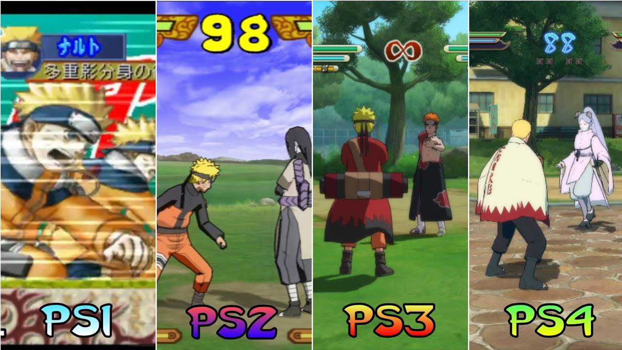 EVOLUTION GAME NARUTO FOR PLAYSTATION - YouTube