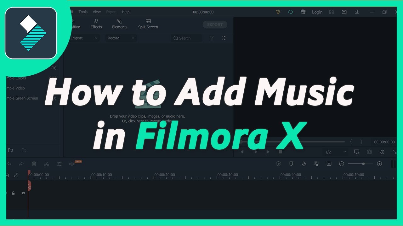 How to Add Music in Filmora X Video Editor - Tutorials for Beginners ...
