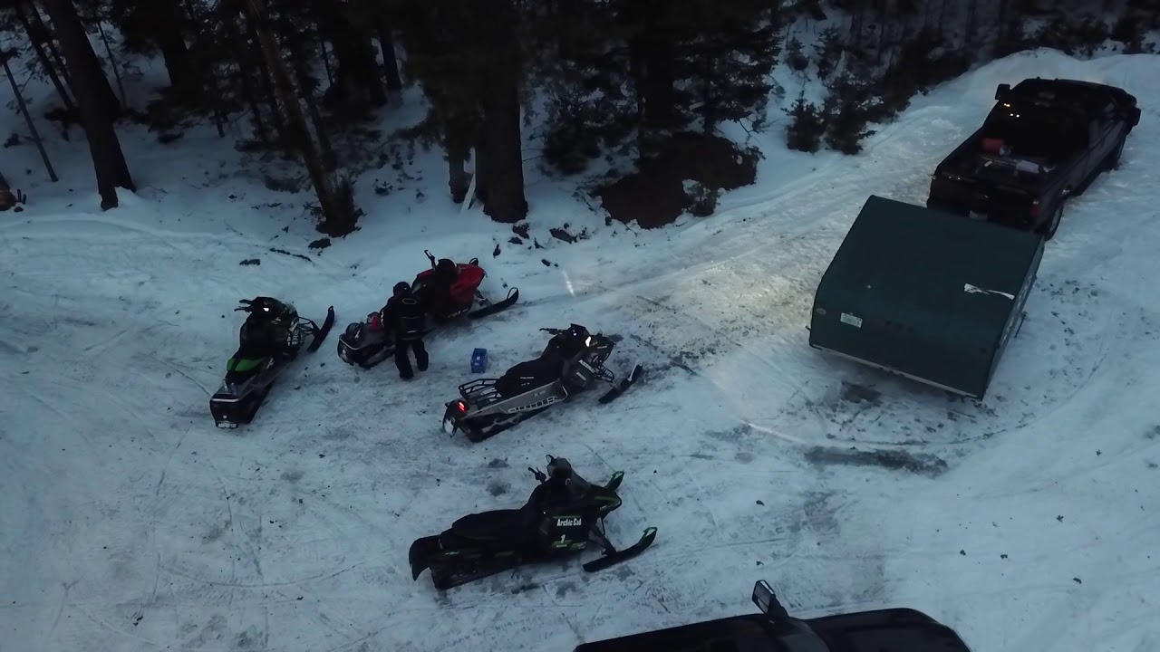 Rangeley Maine drone footage. Snowmobiling 2020 - YouTube