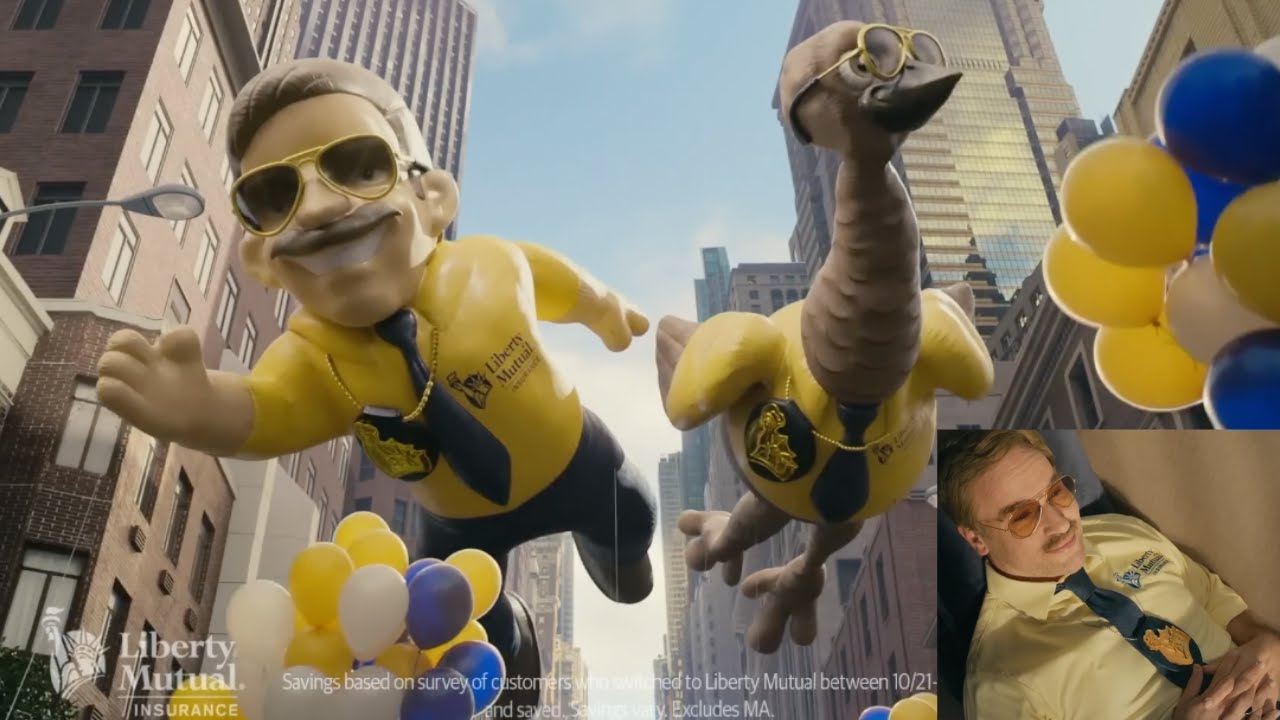 Liberty Mutual Commercial 2024 LiMu Emu and Doug: Weird Dream Ad Review ...