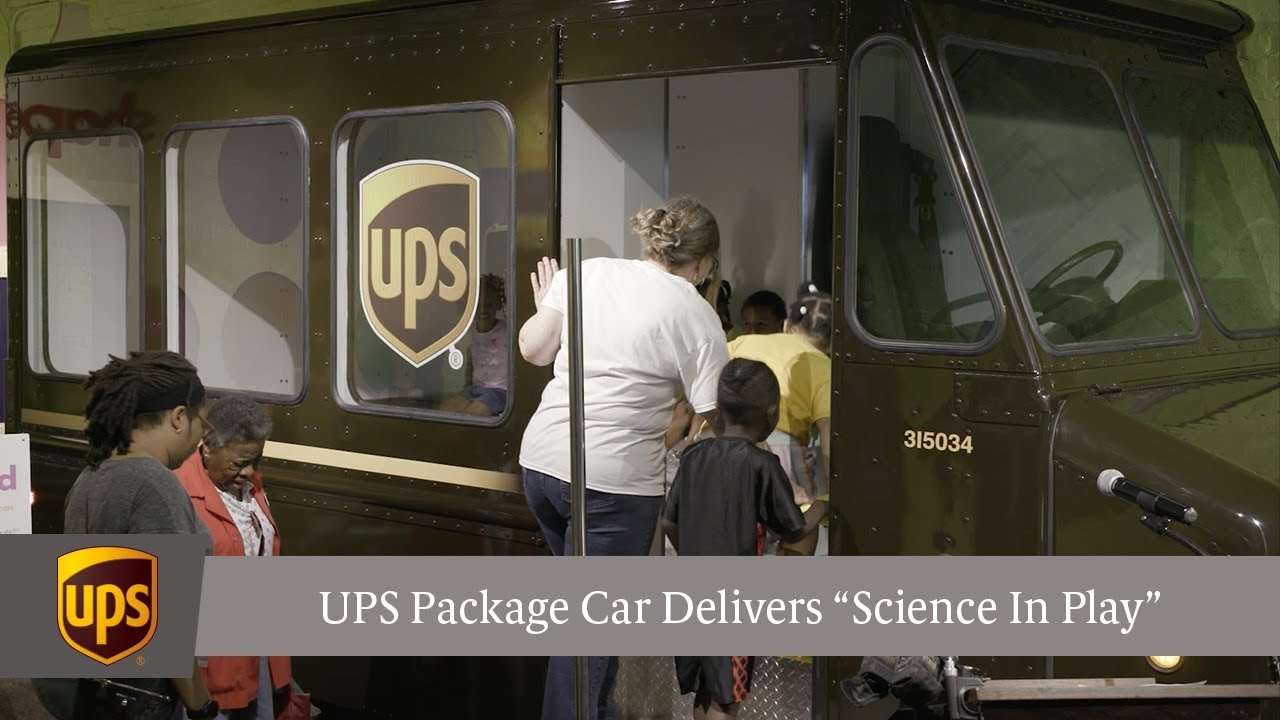 UPS Package Car Delivers ‘Science in Play’ - YouTube