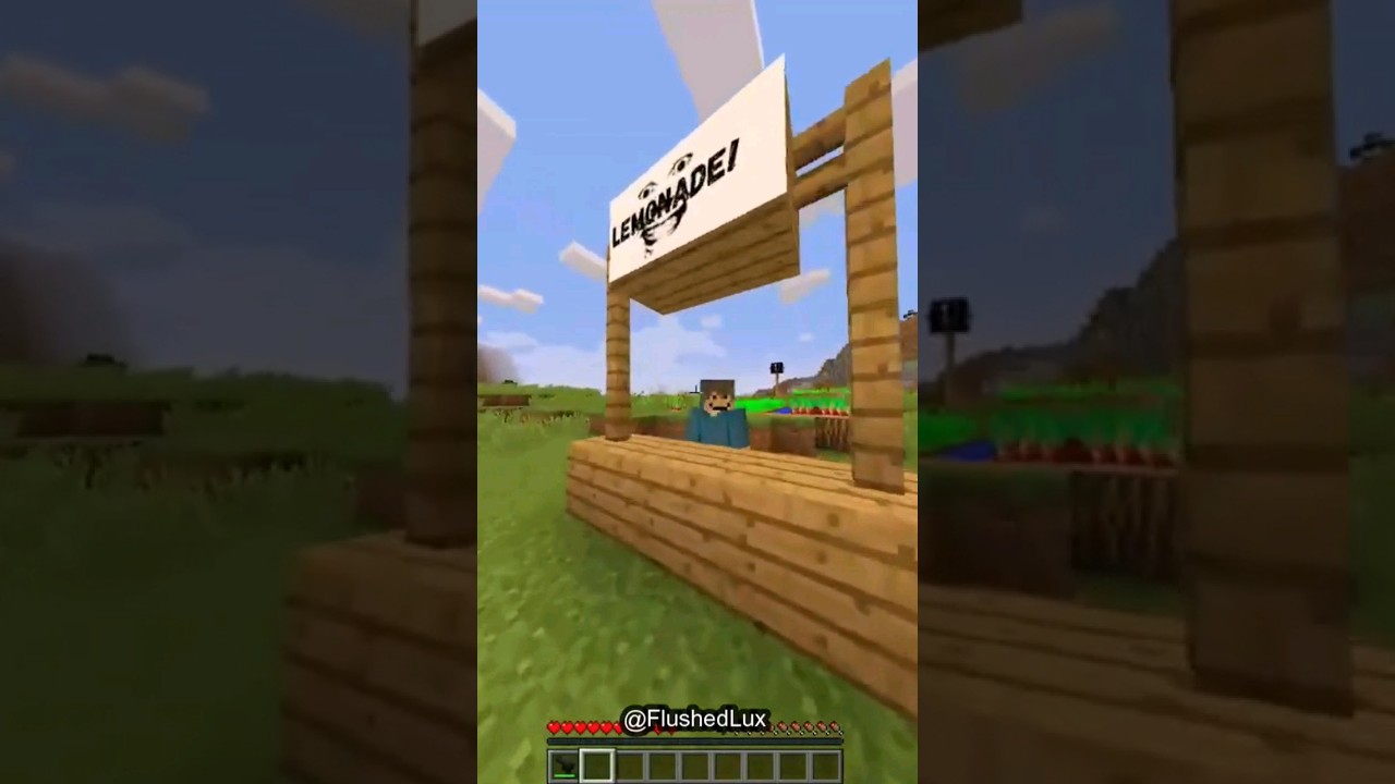 Lemonade Stand In Minecraft Gone Wrong - YouTube
