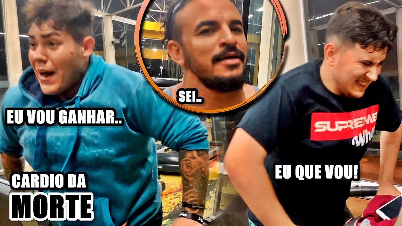 DESAFIO DO CARDIO | LUCAS vs FABRIZYZZ vs MURALHA - YouTube