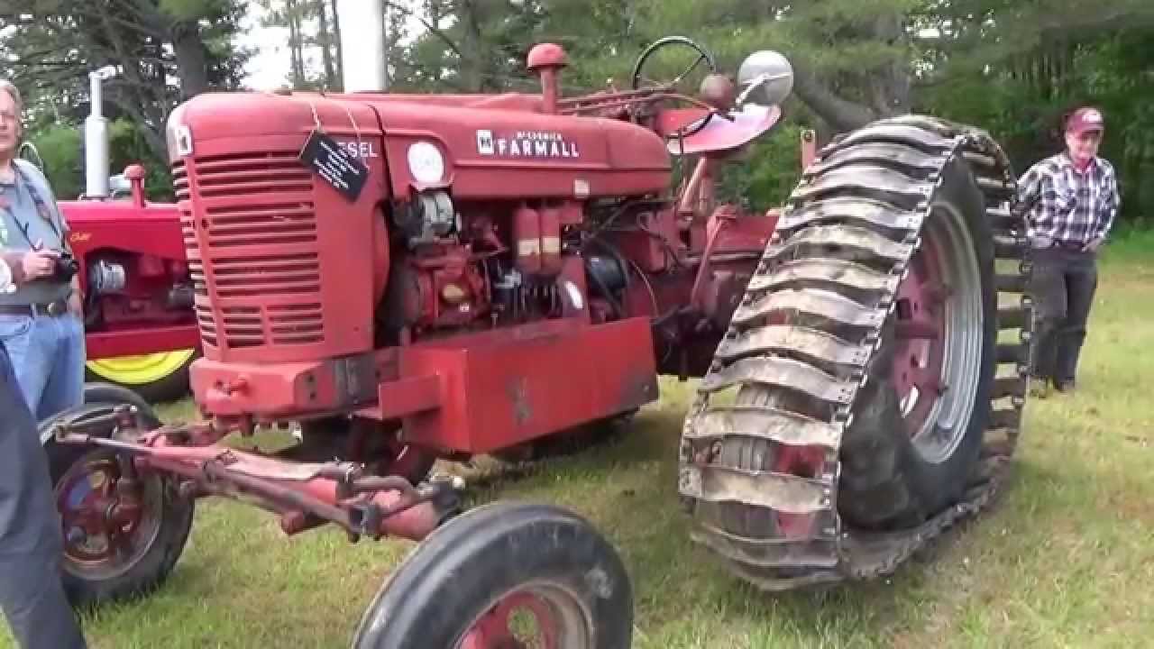 1954 Super MD Farmall Diesel Tractor - YouTube