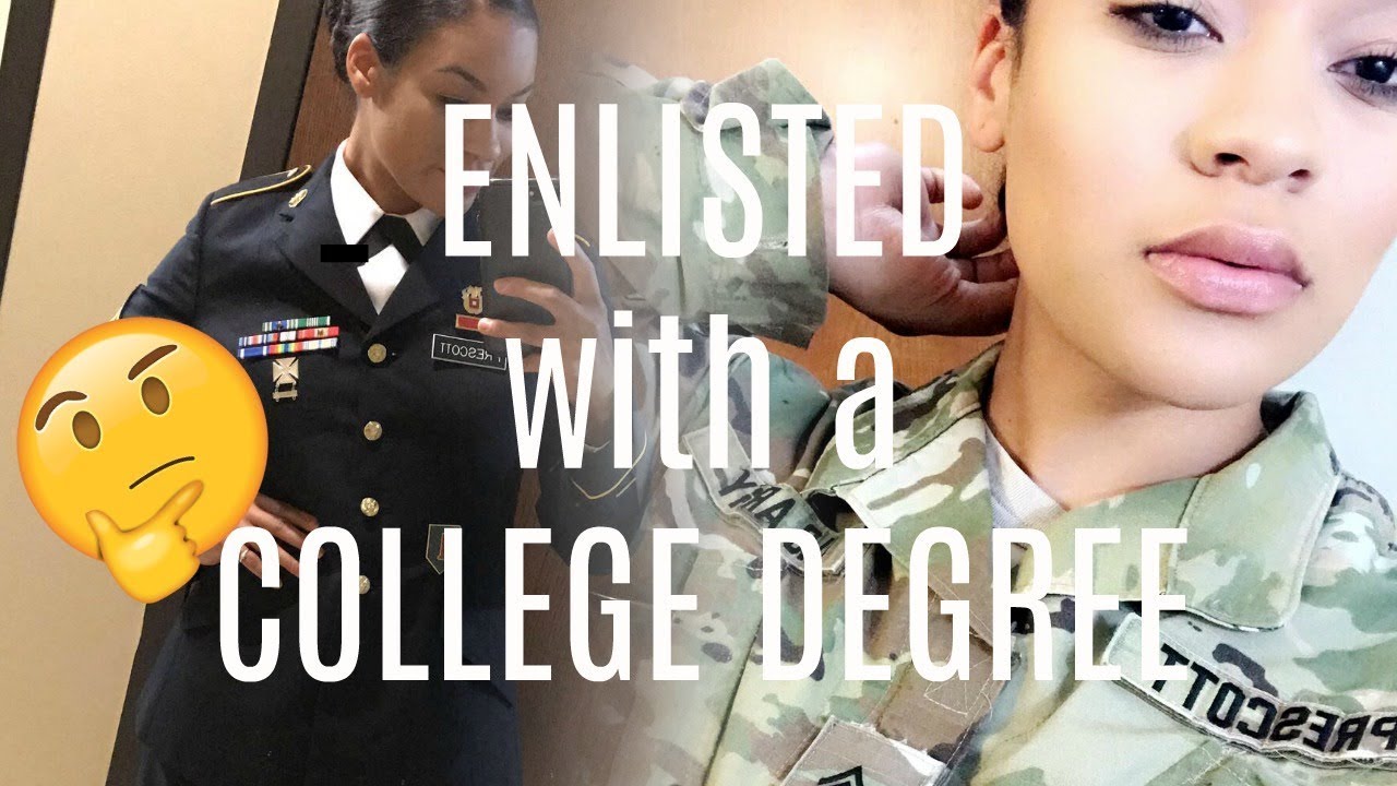 Why I chose to ENLIST with a COLLEGE DEGREE?| #ASKAVET - YouTube