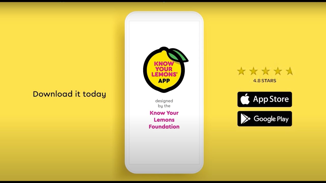 Know Your Lemons app - Great for Self-Exam and Screening - YouTube