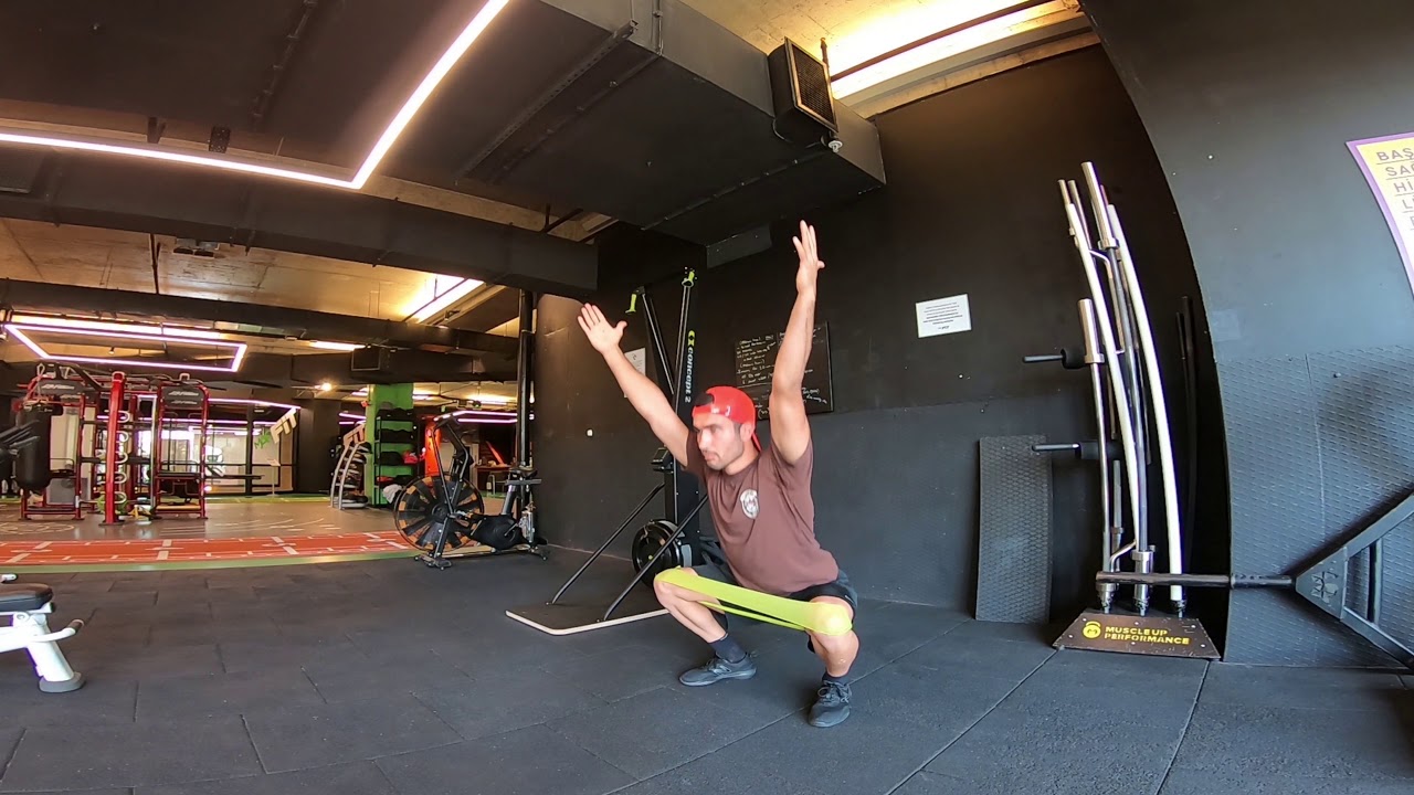 Mini Band Air Squat - YouTube
