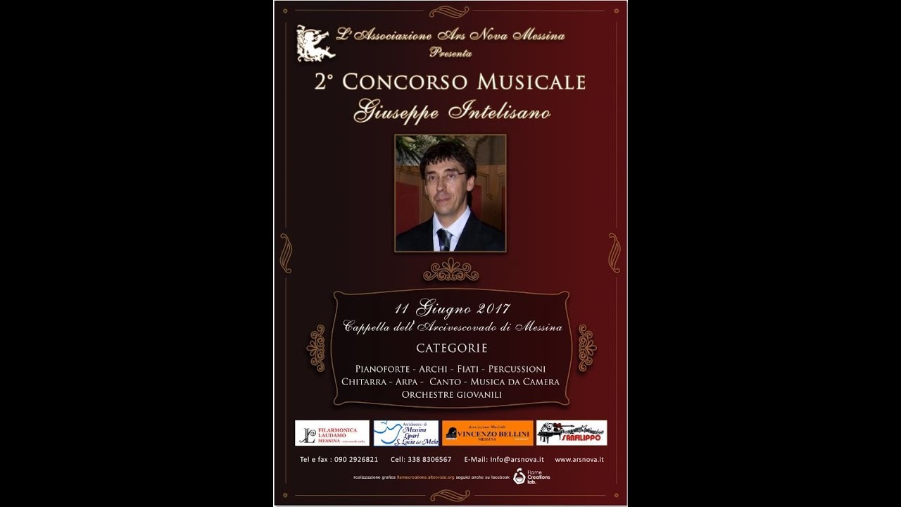 Trailer 2° Concorso Musicale Giuseppe Intelisano - YouTube