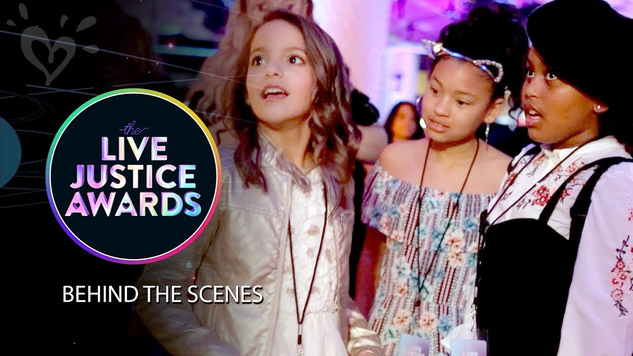 BEHIND THE SCENES 💗 LIVE JUSTICE AWARDS - YouTube