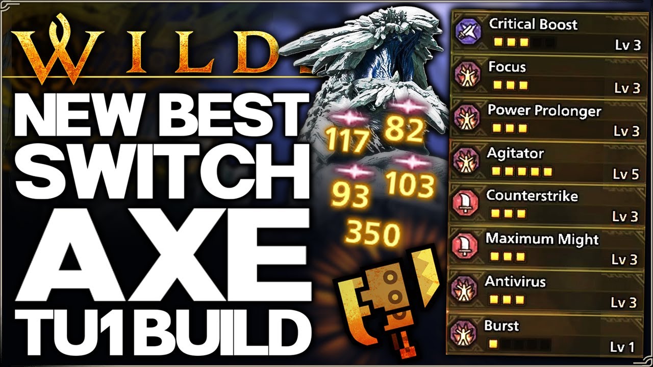 Monster Hunter Wilds - New Best OP Switch Axe Build - Highest Damage Possible - Set & Weapon ...