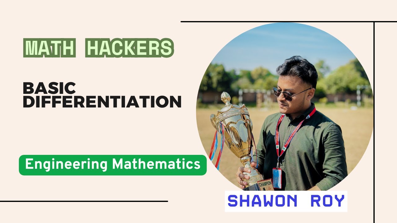 1.1 Basic Differentiation - Math Hackers - YouTube