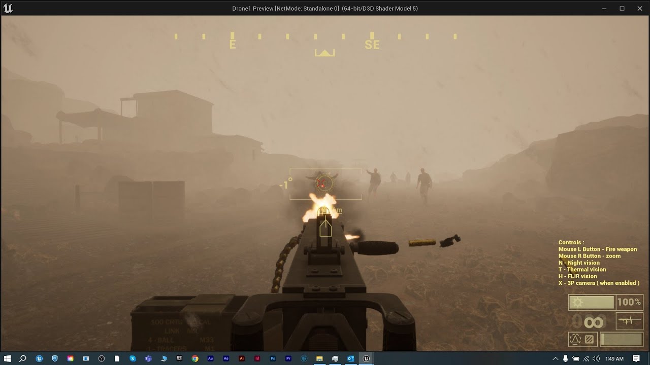 Unreal 5 Ultra Dynamic Sky | 50 CAL Gun | Tactical Drone | CC4 ...