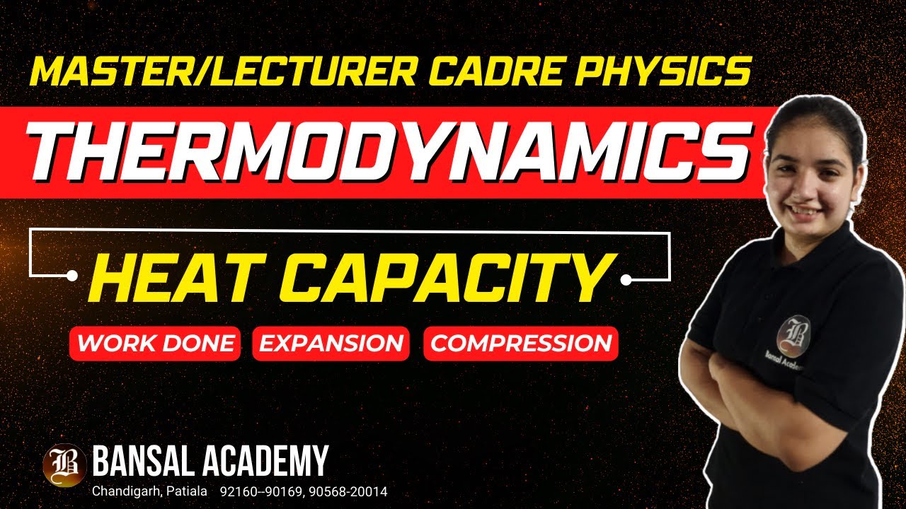 Thermodynamics - Heat Capacity | Work Done,Expansion,Compression ...