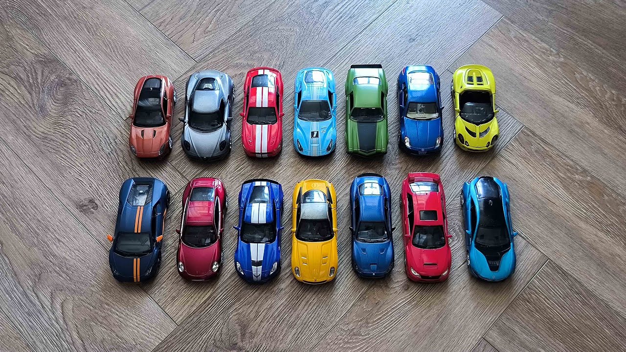Toy Sports Cars 14 Units - YouTube