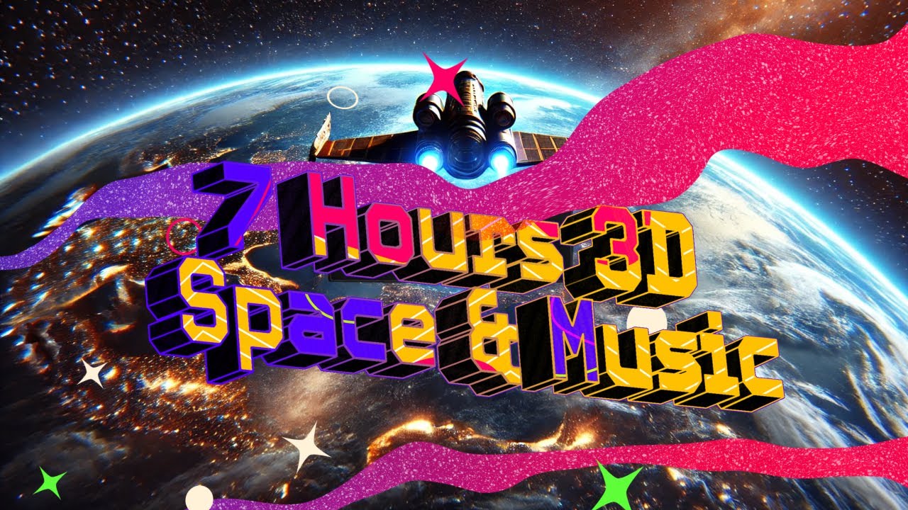 6 Hours of Futuristic Sci-Fi Beats: Spaceship Hovering Above Earth for ...