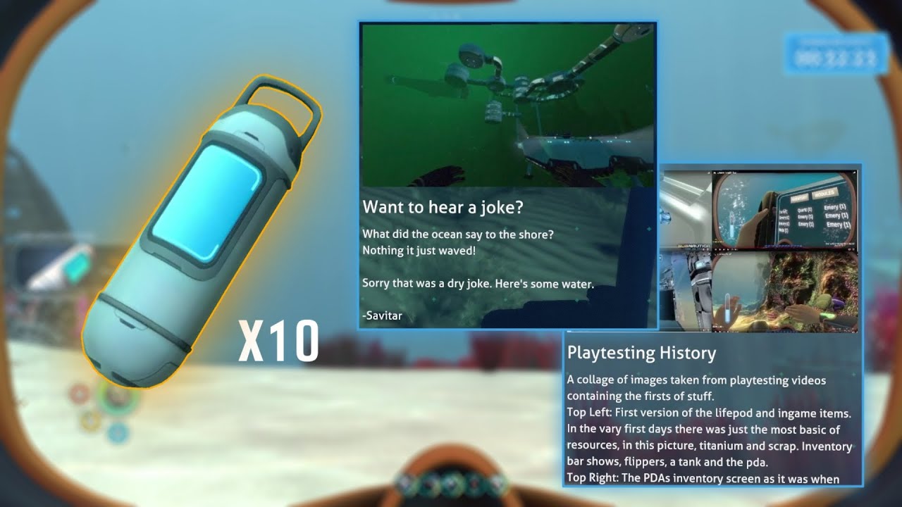 Courier of the deep. Time capsule hunt 2024 PT.4 #subnautica - YouTube