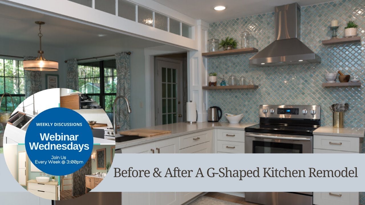 Video: Before & After A G-Shaped Kitchen Remodel - YouTube