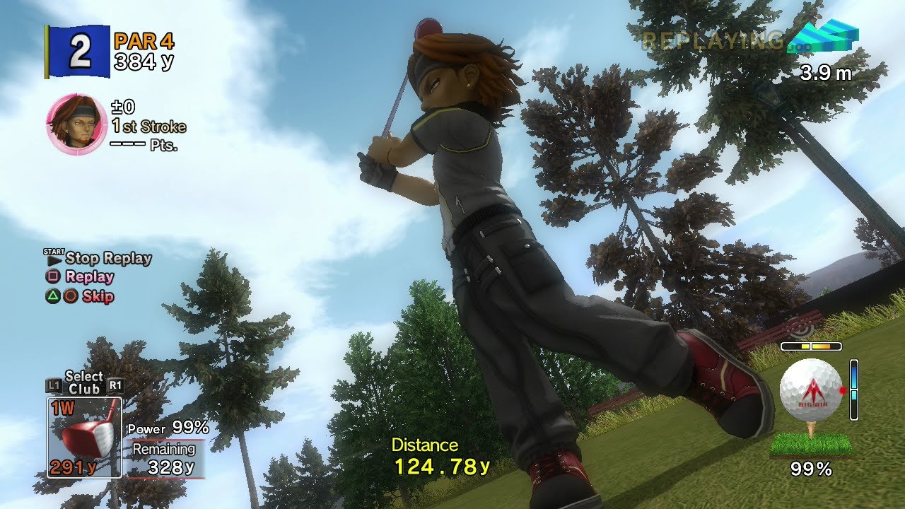 HD Replay // Regular Par 4 Hole-in-One #2 - Hot Shots Golf: Out of ...