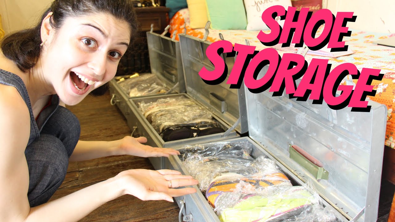 How I Store My Shoes!!! 👠👢👡 - YouTube