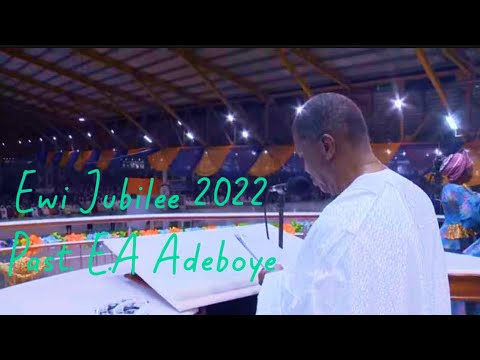 EWI Jubilee || Past. E.A Adeboye - YouTube