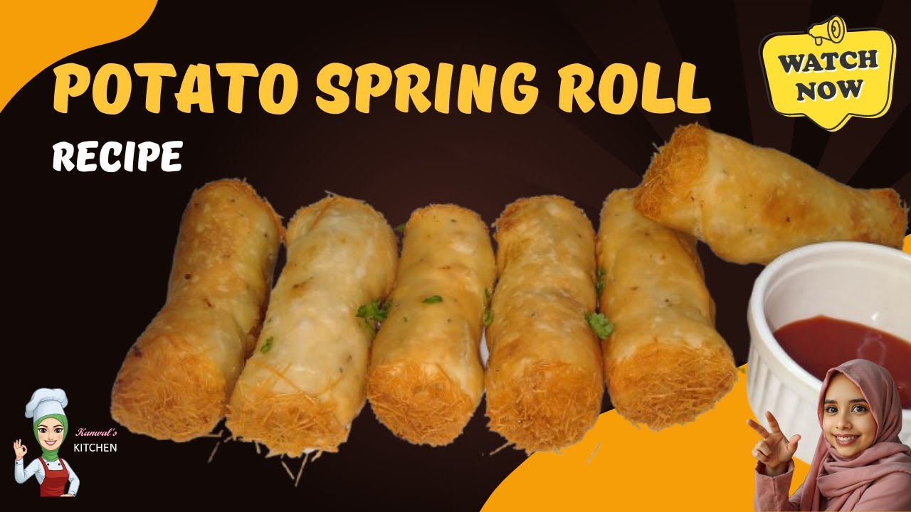 Potato Spring Roll Recipe by Kanwal's Kitchen - YouTube
