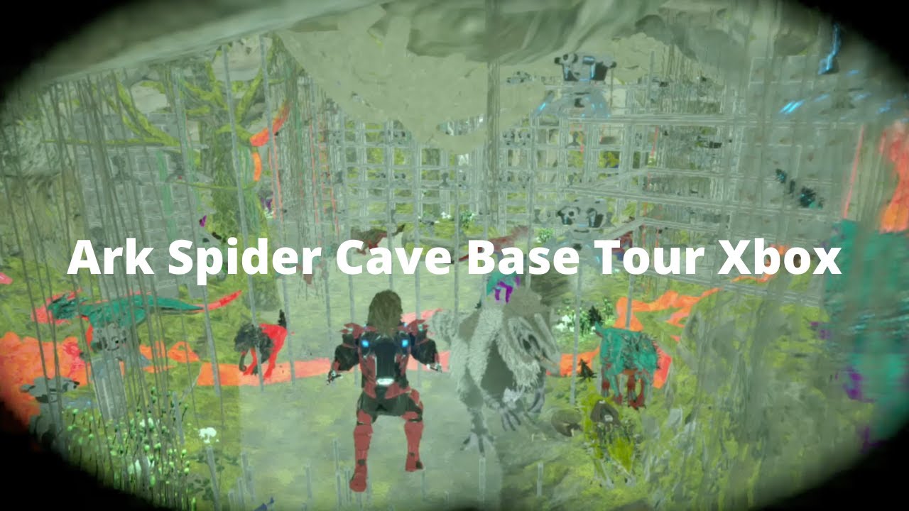 Ark Spider Cave Base Tour - YouTube